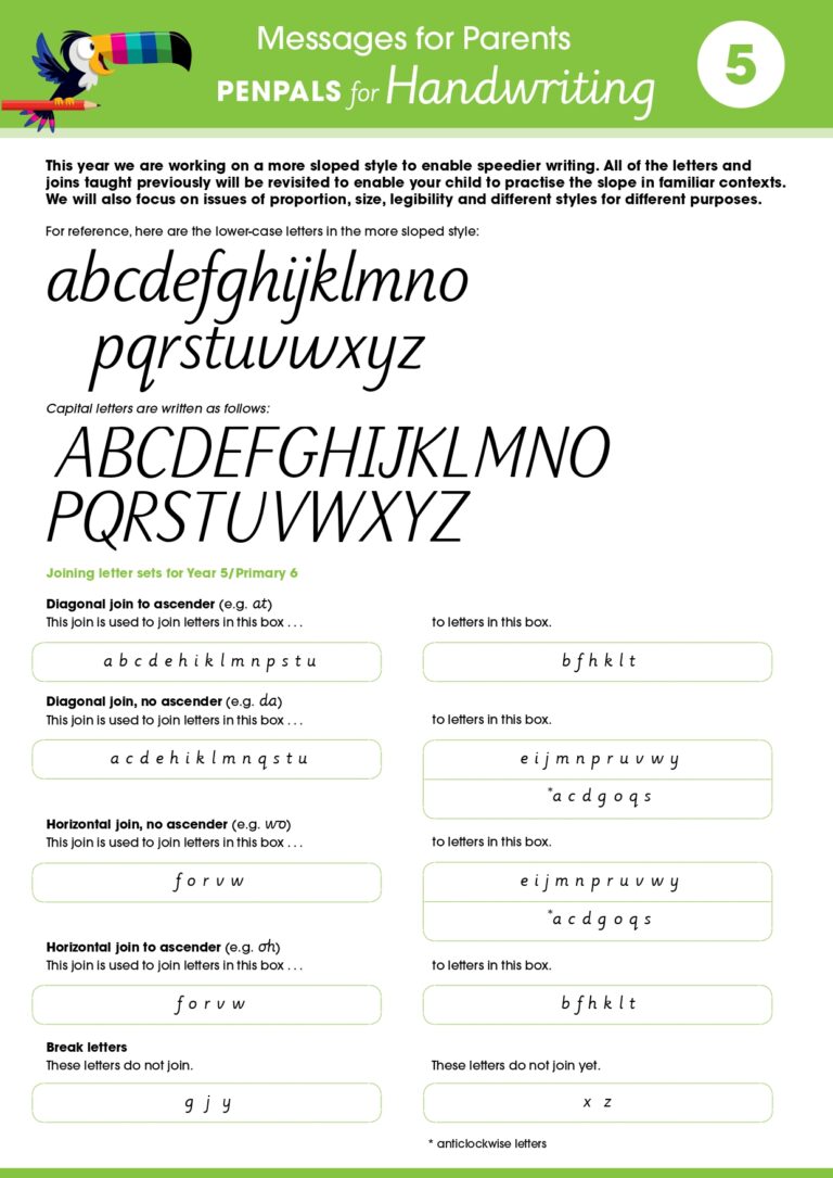 Handwriting - Attenborough School