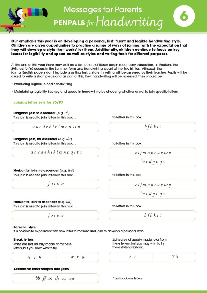 Handwriting - Attenborough School