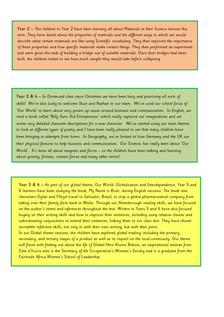 Newsletters & Achievement Bulletins - Attenborough School