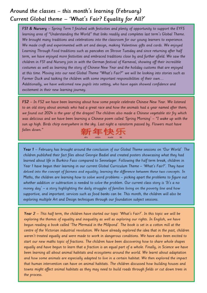 Newsletters & Achievement Bulletins - Attenborough School